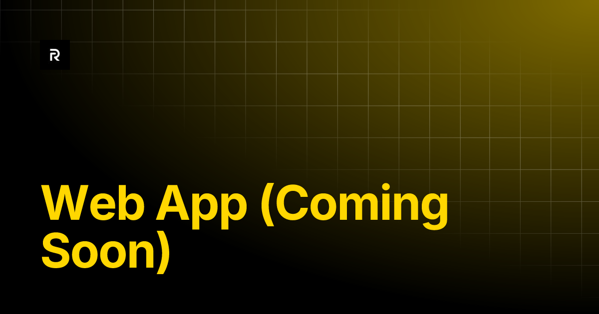 Web App (Coming Soon) | Rhythmix